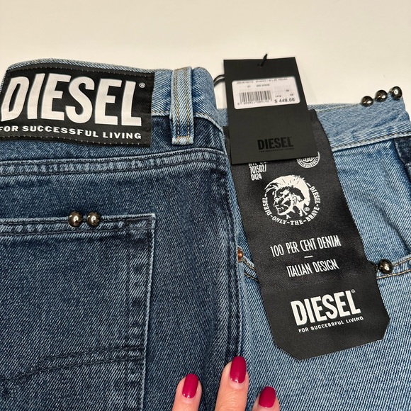 Diesel | Jeans | Diesel Spliced Denim Jeans Nwt Sizes 34 And 36 | Poshmark